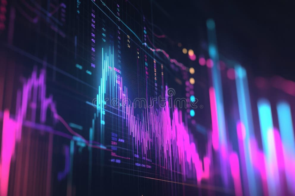 A Financial Data Visualization Featuring Dynamic Line Graphs and Bar ...