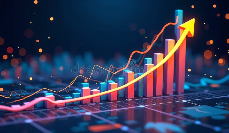 Financial Data Visualization: Graphs and Figures Showing Investment ...