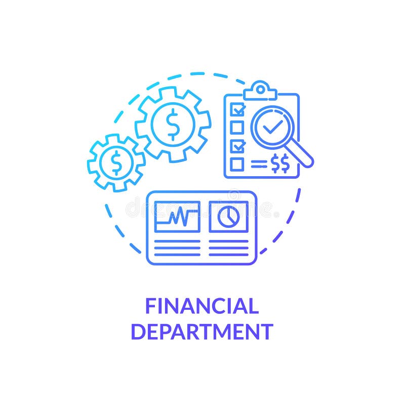 Financial Department Red Gradient Concept Icon Stock Vector ... Financial Department Red Gradient Concept Icon Stock Vector ...