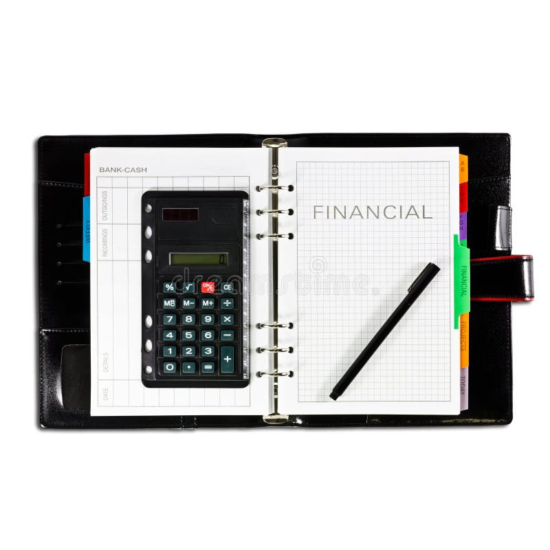 Financial diary stock image. Image of economy, finance - 22474275