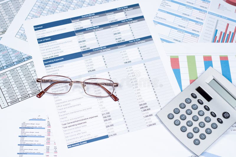 Financial documents stock photo. Image of earnings, investment - 68173138