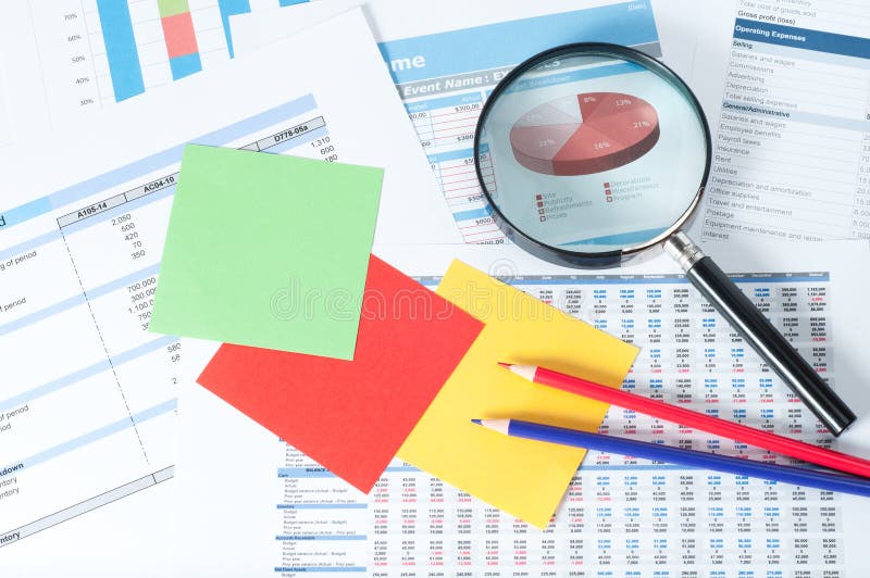 Financial documents stock image. Image of account, diagram - 39973365