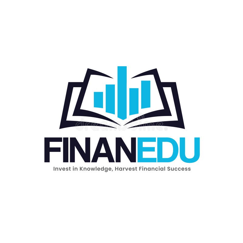 Financial Education Logo Vector Graphics Stock Vector - Illustration of ...