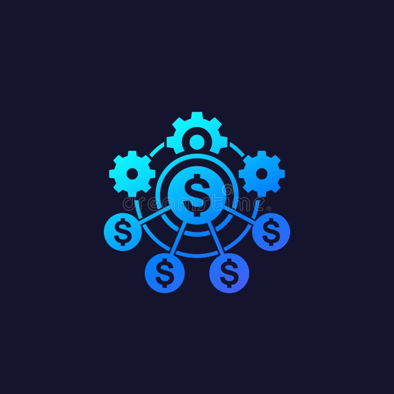 Efficiency Vector Icon Set. Production Illustration Sign Collection ...