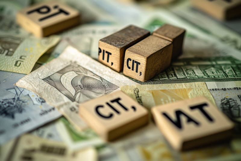 Financial Elements and Currency Details Stock Illustration ...