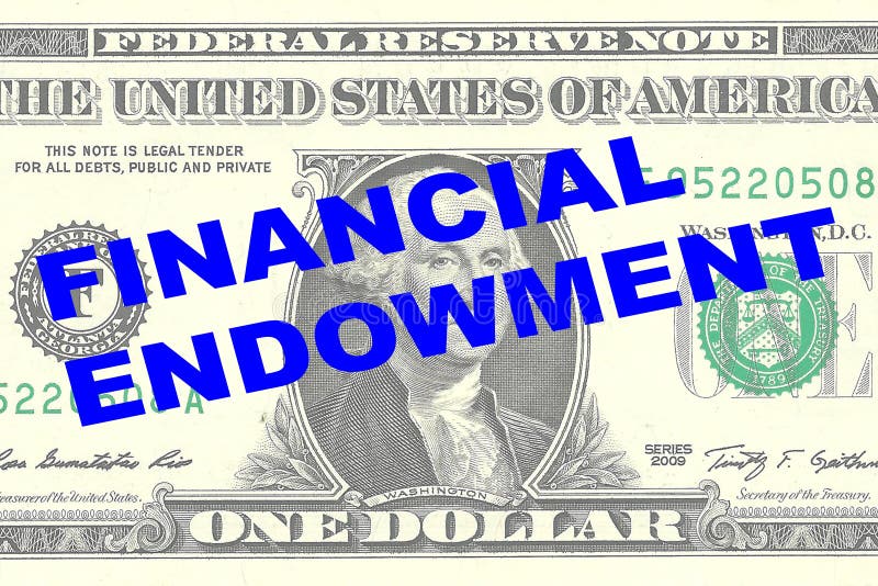 Financial Endowment Concept Stock Illustration - Illustration of ...