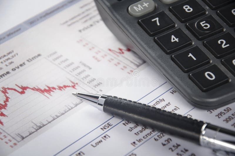 Financial figure stock photo. Image of printout, financial - 29235656