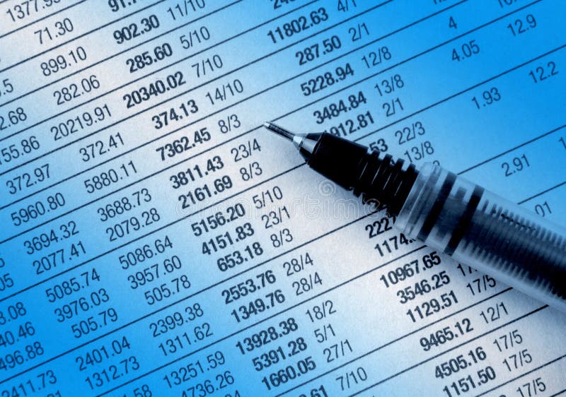 Financial figures stock illustration. Illustration of finance - 4436274