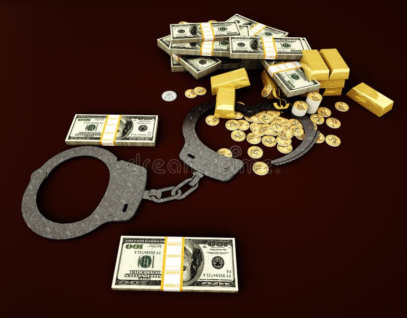 Financial fraud concept stock illustration. Illustration of bank - 22827977