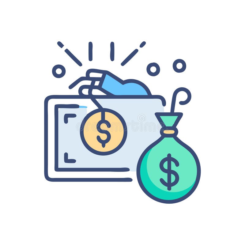 Financial Fraud Prevention Icon Stock Vector - Illustration of design ...