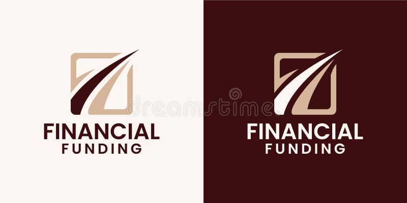 Financial Funding Logo Design Inspirations Stock Vector - Illustration ...