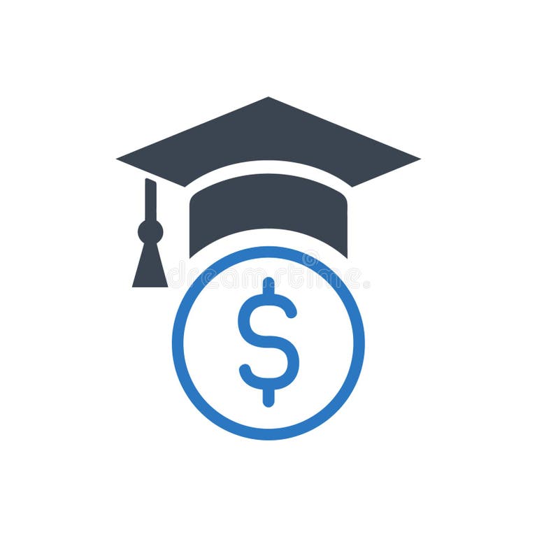 Financial Graduate Icon stock vector. Illustration of financial - 361529157