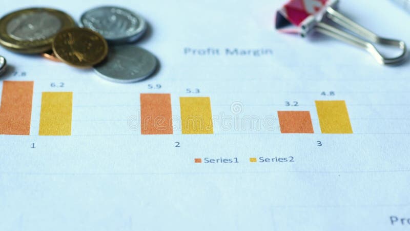 Financial Graph, Calculator and Notepad on Table Stock Footage - Video ...