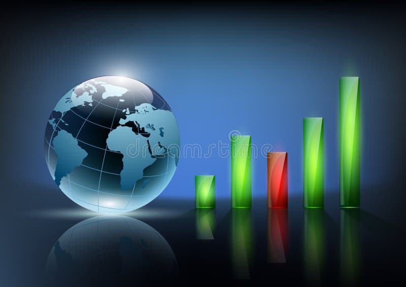 Financial graph chart stock vector. Illustration of graph - 50775029