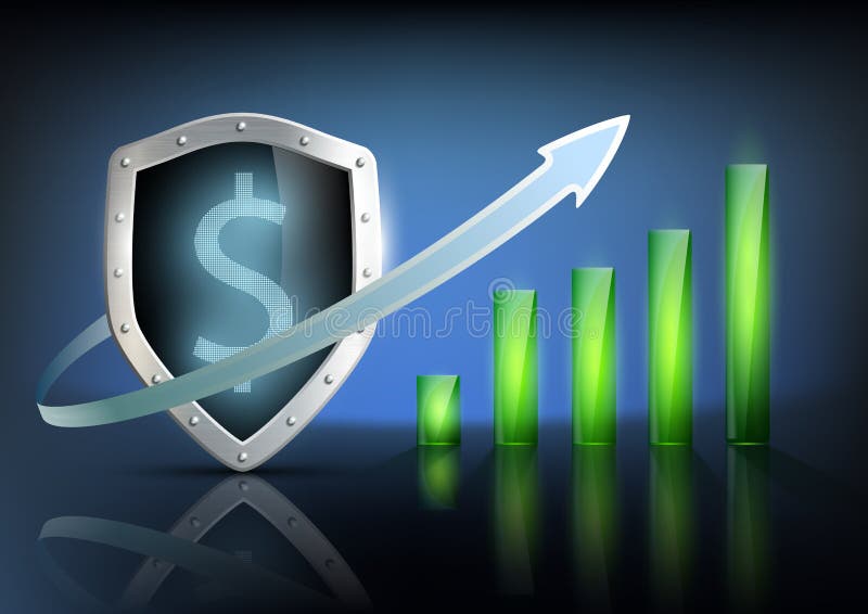 Financial graph chart stock vector. Illustration of inflation - 50775074