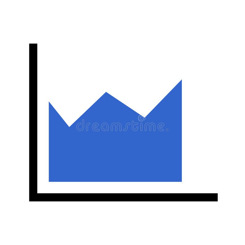 Graph blue stock vector. Illustration of chart, corporate - 234180848
