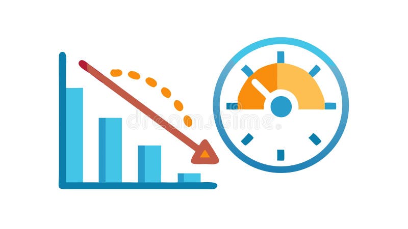 Financial Graph with Increasing Bars and Arrow, Vector Design ...