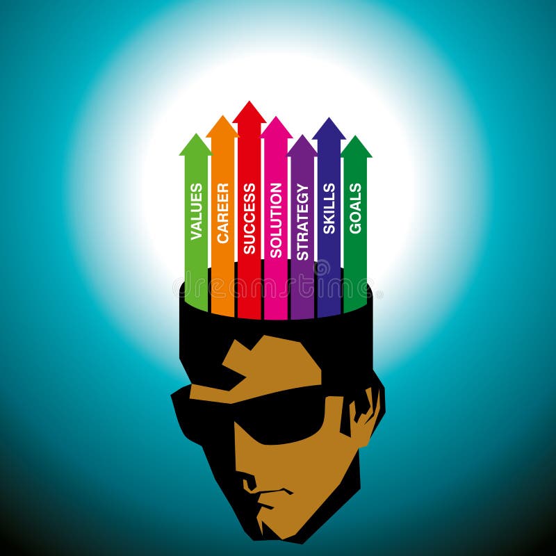 Financial Graph Status Thinking, Stock Vector - Illustration of mind ...