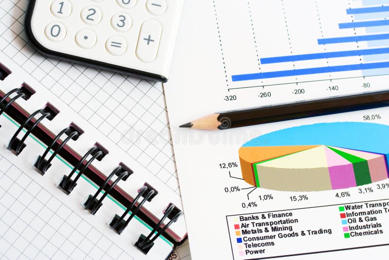 Financial Charts and Graphs Stock Image - Image of chart, finance: 18776255