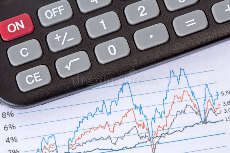 Financial graphs analysis stock photo. Image of investment - 40350338