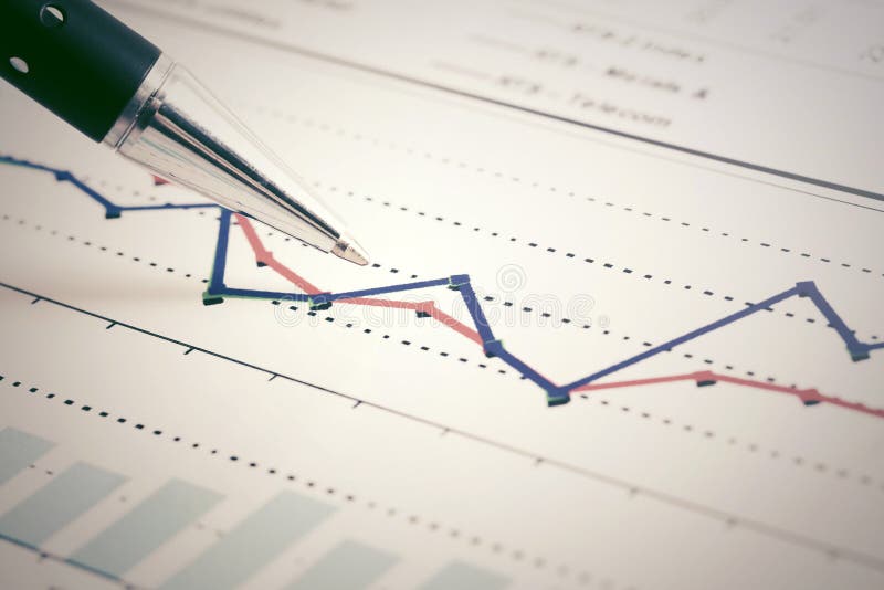 Financial graphs analysis stock image. Image of graphs - 91121529