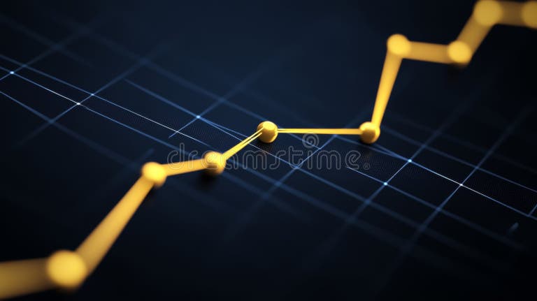 Financial Growth, Abstract Chart, Upward Trajectory, Market Analysis ...
