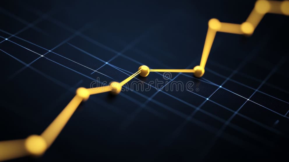 Financial Growth, Abstract Chart, Upward Trajectory, Market Analysis ...