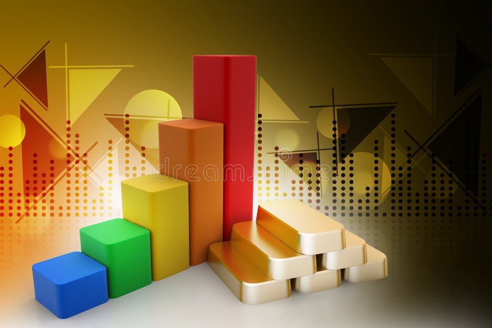 Financial Growth and Banking Development Concept Stock Illustration ...