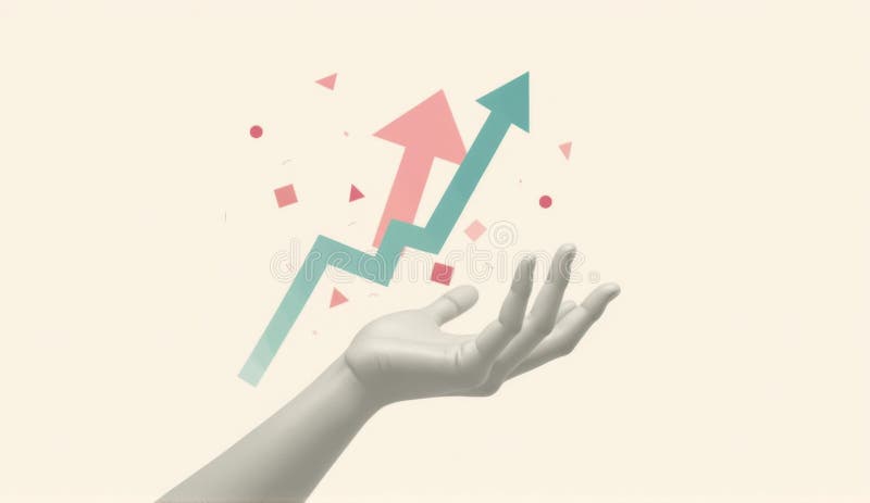 Financial Growth Concept with Graphs Abstract Design Business Focus ...