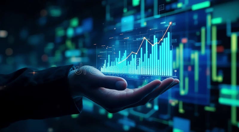 Financial Growth Data Analytics Stock Footage Stock Footage - Video of ...