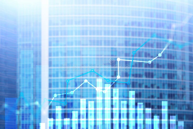 Financial Growth Graph.Sales Increase, Marketing Strategy Concept Stock Illustration ...