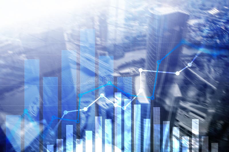 Financial Growth Graph.Sales Increase, Marketing Strategy Concept ...