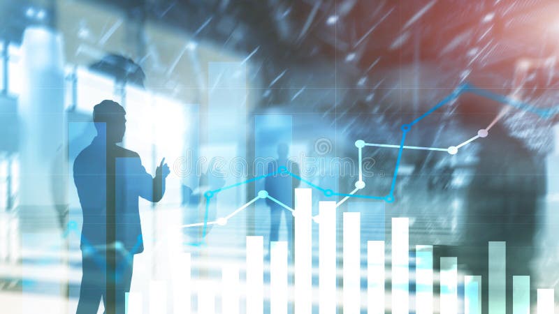 Financial Growth Graph. Sales Increase, Marketing Strategy Concept ...