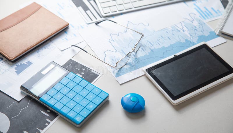 Financial Growth Graphs with a Business Objects. Business Stock ...