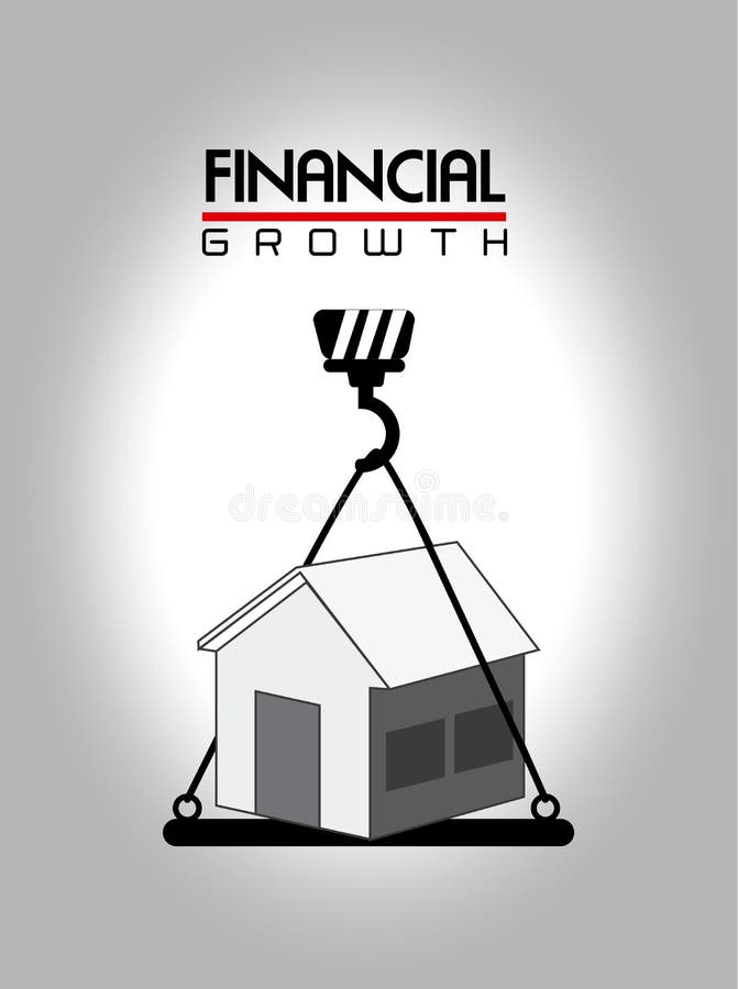 Financial growth stock vector. Illustration of icon, graphic - 35368103