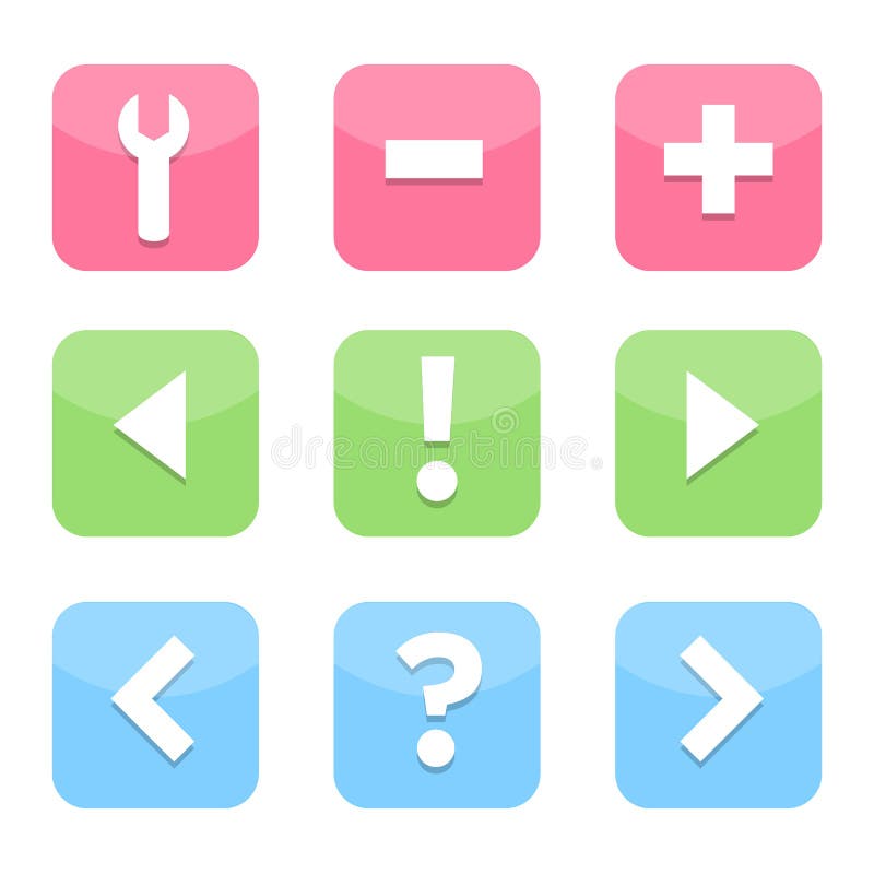 Arrow Icons Set Great for Any Use. Vector EPS10. Stock Illustration ...