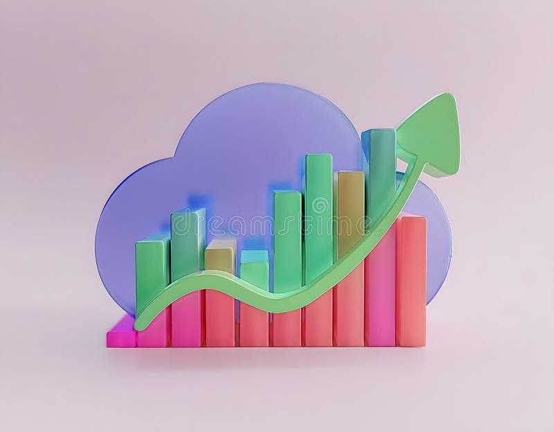 Financial Inclusion, Economy and Technology : 3D Icon of AI-driven ...