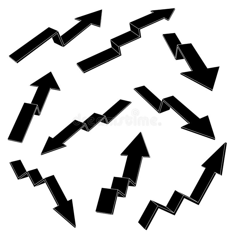 Financial Indication Arrow. Up Green 3d Graph Stock Vector ... Financial Indication Arrow. Up Green 3d Graph Stock Vector ...