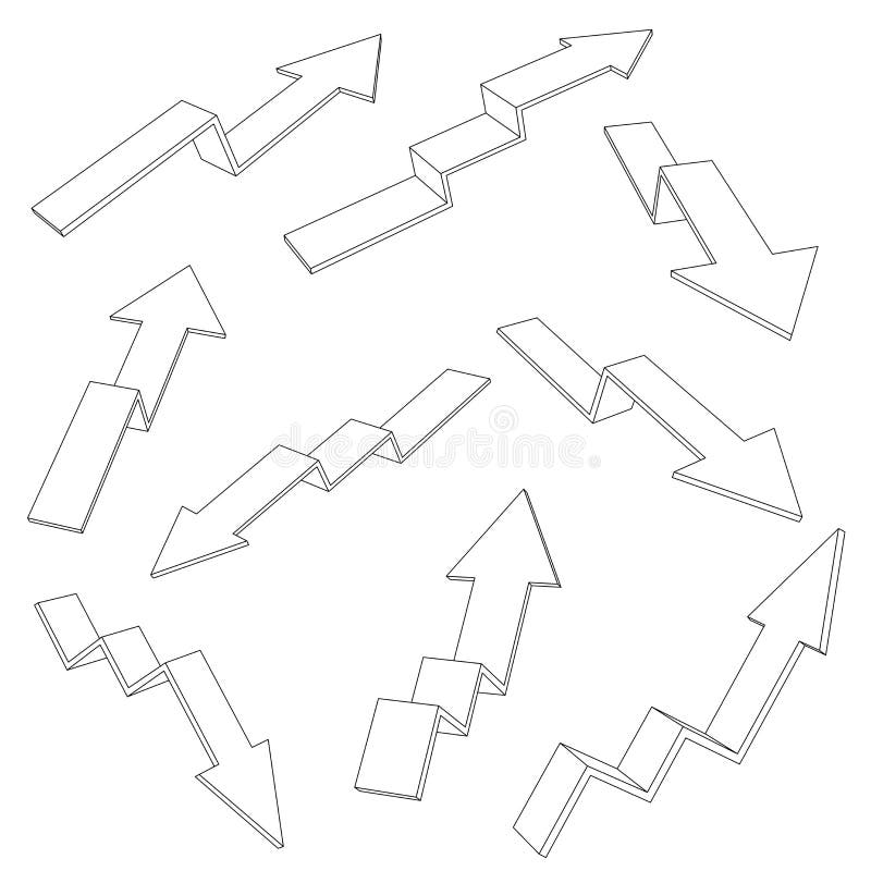Financial Indication Arrow. Up Green 3d Graph Stock Vector ... Financial Indication Arrow. Up Green 3d Graph Stock Vector ...