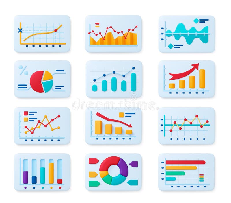 Financial Infographic 3d Icons. Data Research Finance, Accounting and ... Financial Infographic 3d Icons. Data Research Finance, Accounting and ...