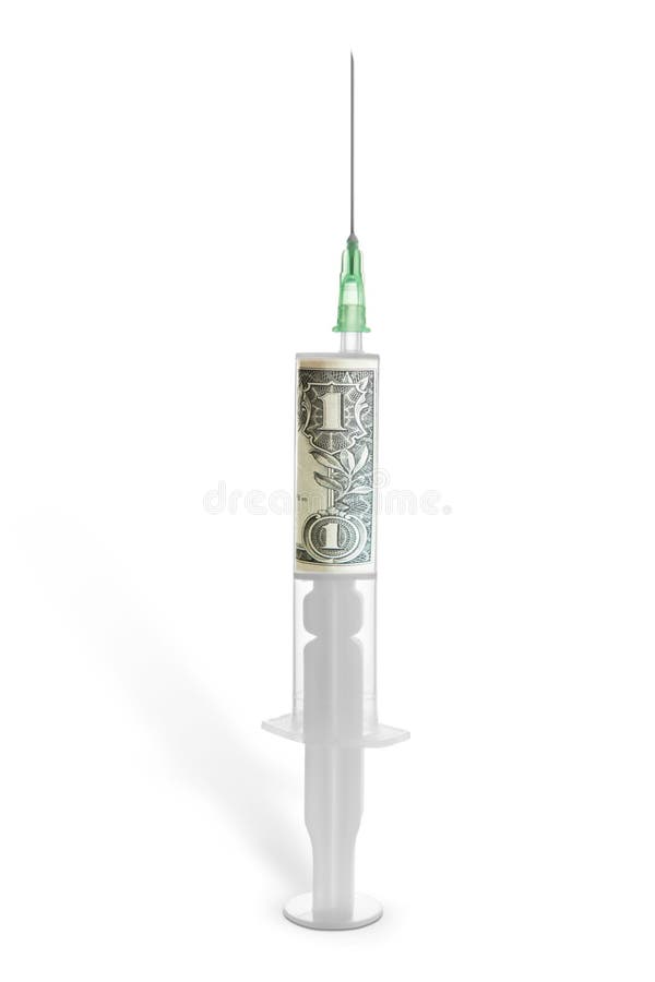 Money Injection stock photo. Image of contribution, draw - 8090120