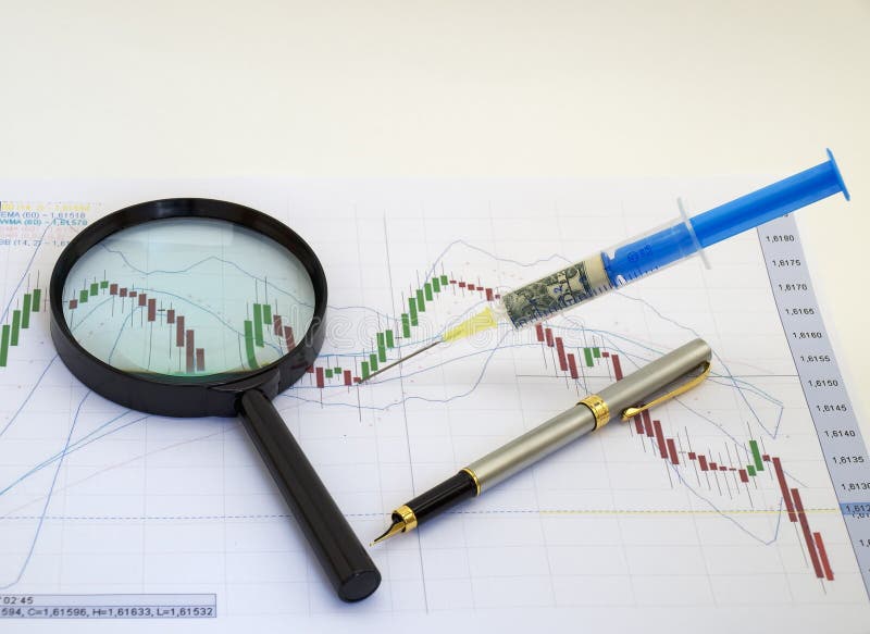 Financial Injection stock image. Image of curve, tracking - 6223713