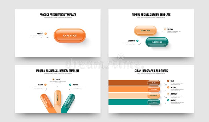 Financial Insight 1 2 3 4 Option Infographic Presentation Design Bundle ...