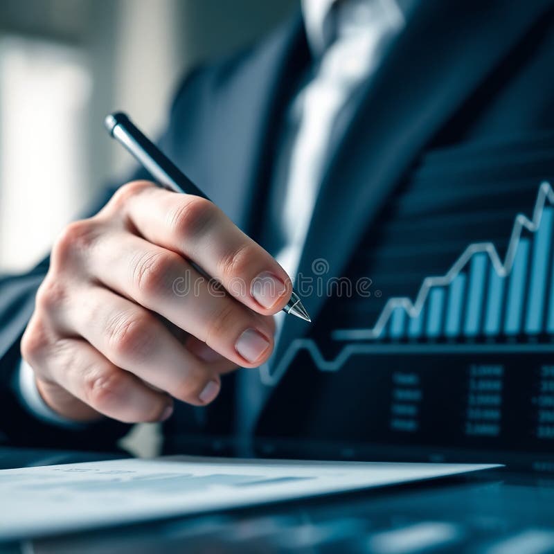 Financial Insights and Analysis Stock Photo - Image of graphs, poster ...
