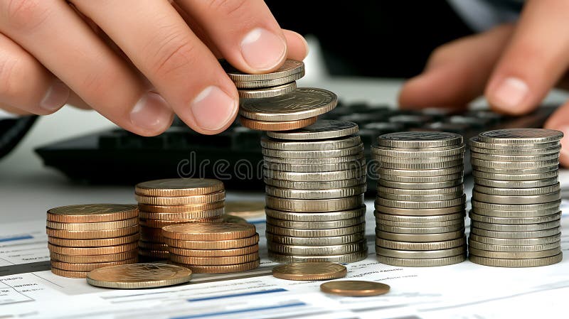 Financial Insights through Visual Representation Stock Photo - Image of ...