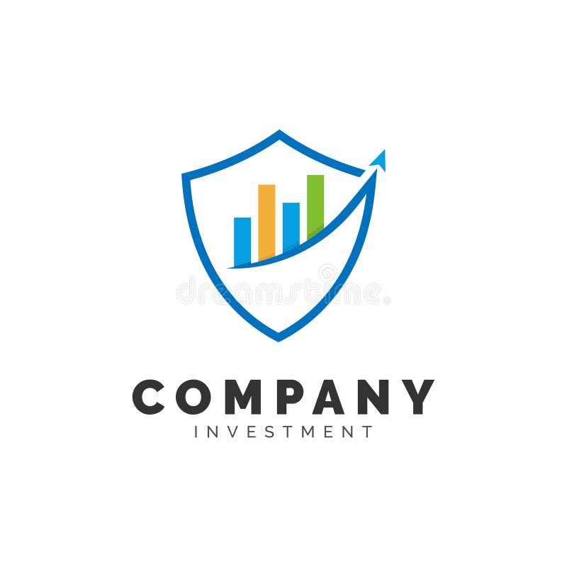 Financial Investment Statistic Graphic Chart Logo Design. Stock Vector ...