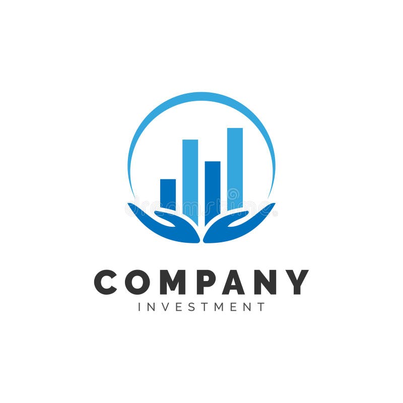 Financial Investment Statistic Graphic Chart Logo Design . Stock Vector ...