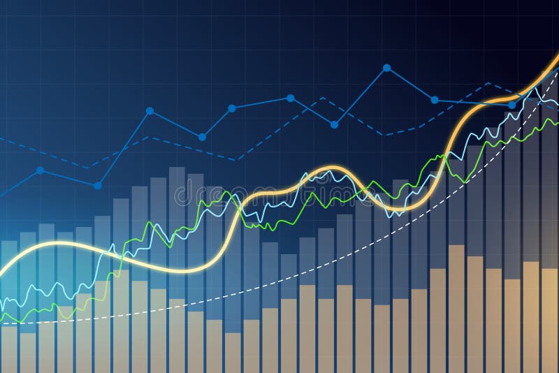 Financial and Investment Techniques Graph Stock Illustration ...