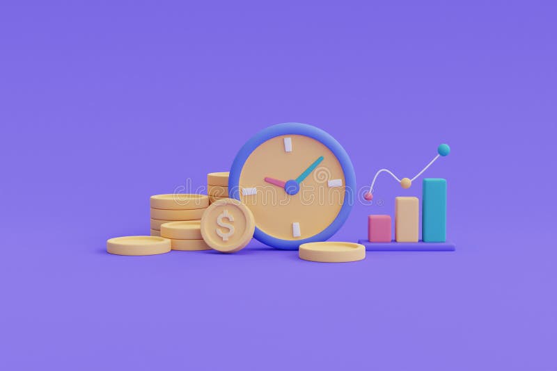 Financial Investments Future Income Growth Concept,asset Growth Over ...