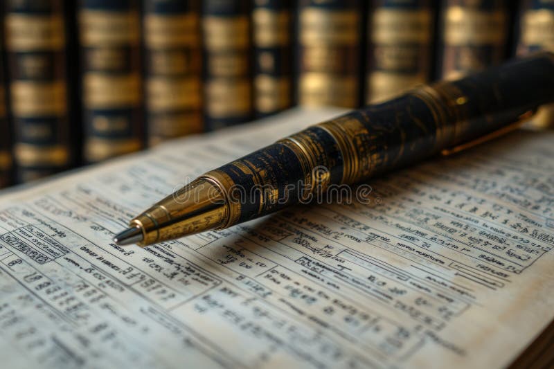 A Financial Ledger or Moneybook, Modern and Functional, Financial Theme ...